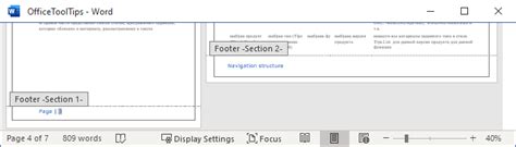 How To Create Different Headers And Footers For Pages With Portrait And Landscape Orientation In