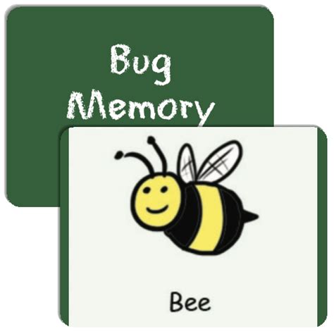 Bug Memory Game Match The Memory