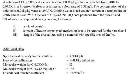 [solved] A Solution Of Ch3coona At A Concentration Of 0 3