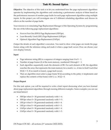 Task 1 Second Option Objective The Objective Of