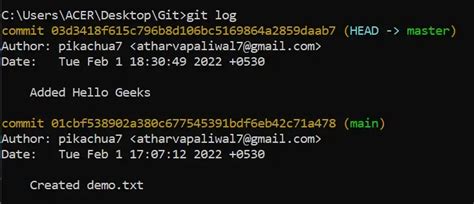 Git Head GeeksforGeeks