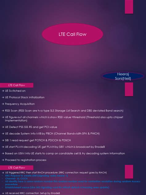 Lte Call Flow Download Free Pdf Computer Engineering