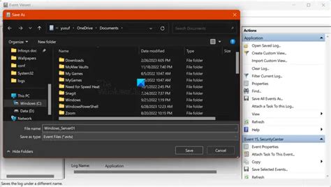 How To Export Event Viewer Logs In Windows 11