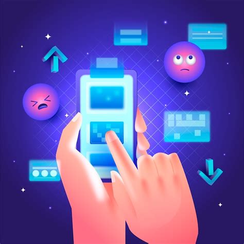 Free Vector Gradient Endless Scrolling Illustration