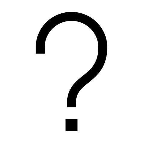 Yellow Question Mark Icon For Clarification