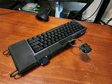 This 3d Printed Steam Deck Keyboard With Mount And Integrated Power R