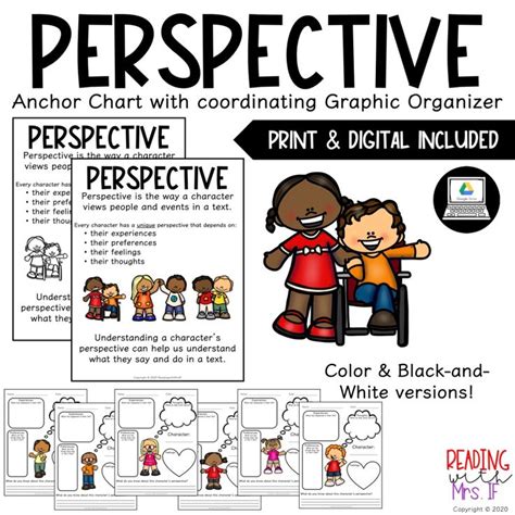 Character Perspective Anchor Chart Printable Word Searches