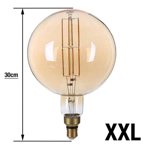 Xxl Globe Led Filament Lamp Dimbaar E Led Filament Lamp