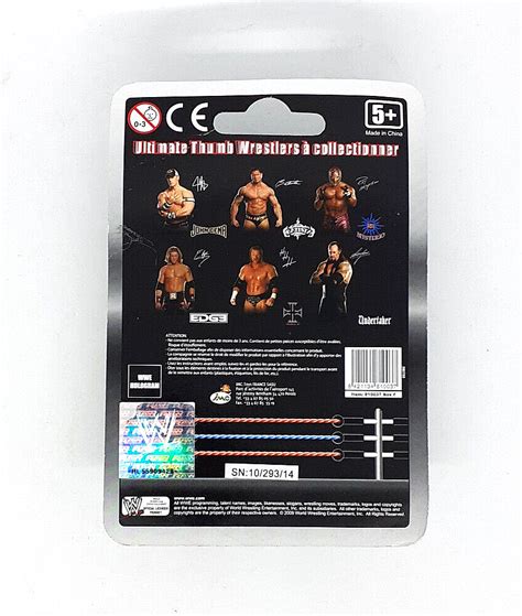 2009 Wwe Imc Toys Ultimate Thumb Wrestlers Triple H Carded