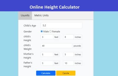 How Do I Calculate Expected Height