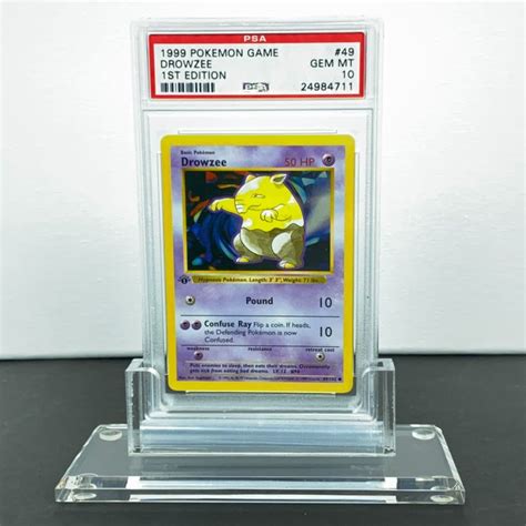 St Edition Shadowless Drowzee Base Set Graded Catawiki