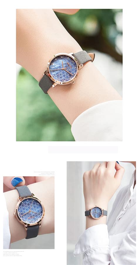 Julius Брендовые женские кварцевые часы простые повседневные кожаные часы сетчатые