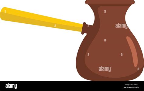 Jezva icon. Flat illustration of jezva vector icon for web Stock Vector ...