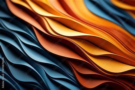 An Abstract Piece Where Overlapping Patterns Create The Illusion Of Motion Stock Illustration