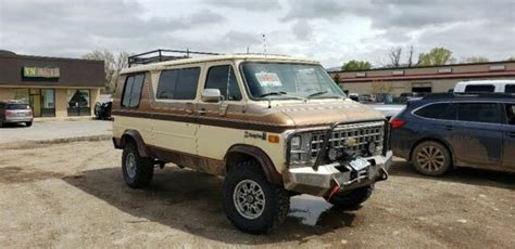 1981 Chevy G30 Van 4bt Cummins Quigley 4x4 For Sale