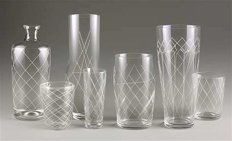 Premium Ai Image Glass Geometry Ensemble A Variety Of Geometric Shapes