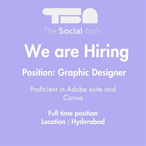 Nishanth Abhimanyu On Linkedin Hello Connections We Are Hiring For Graphic Designers It Would