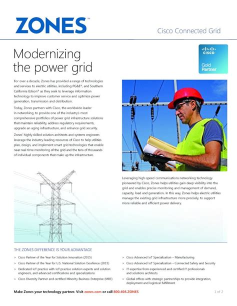 Pdf Modernizing The Power Grid Zones · Plan Design And Implement