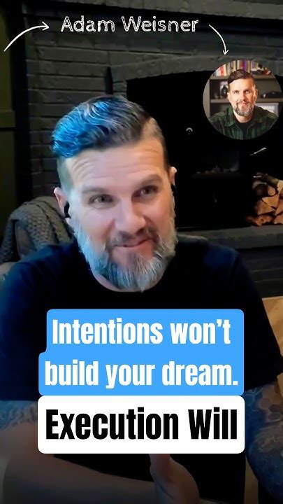 Execution Over Intention Founder Truth With Adam Weisner