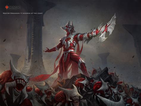 Mite Overseer Mtg Art From Phyrexia All Will Be One Set By Nestor