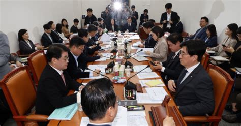 속보 야당 ‘여당 배제 상설특검 규칙안 운영소위 단독처리