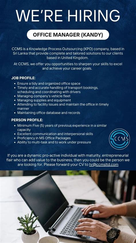 ccms ltd on linkedin join our elite team