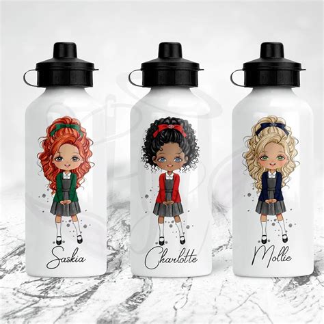 Girls School Bottle - Etsy