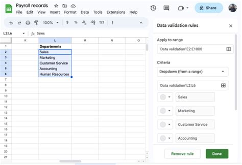 Data Validation In Google Sheets Sheetgo Blog