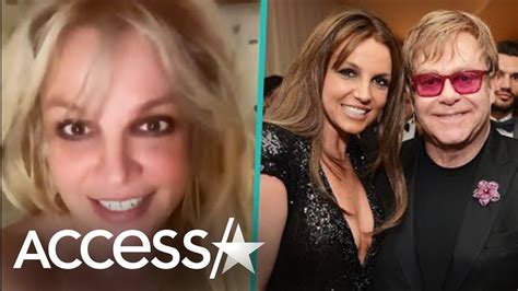 Britney Spears Reacts To Hold Me Closer Duet With Elton John Reaching No Holy S T