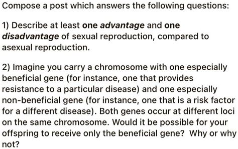 compose a post which answers the following questions 1 describe at