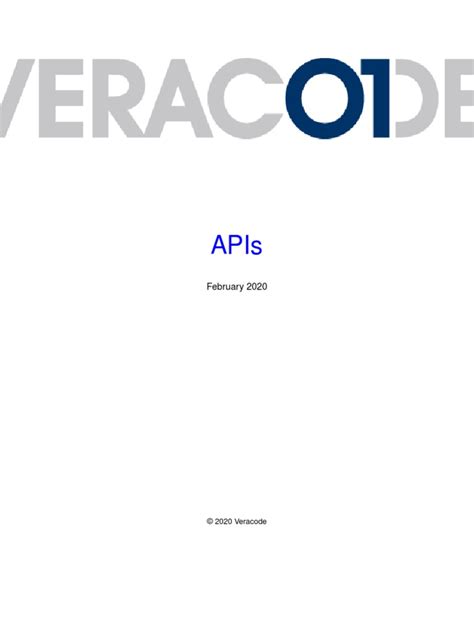 Veracode Apis Guide Pdf Computer File Representational State Transfer