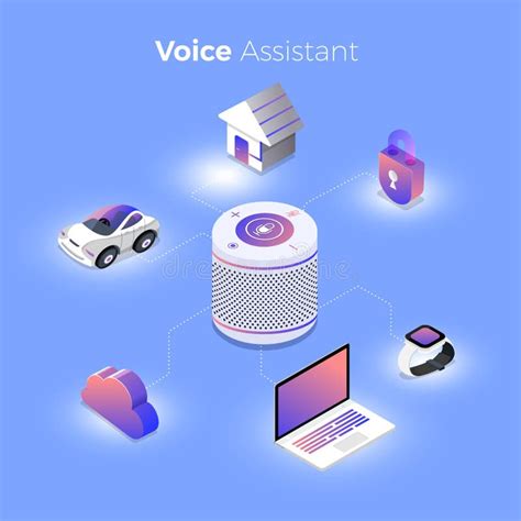 Voice Id Technology Illustration Vector Of Head Speaking Password With