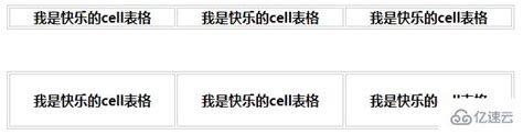 css表格中的cellspacing和cellpadding属性 web开发 亿速云