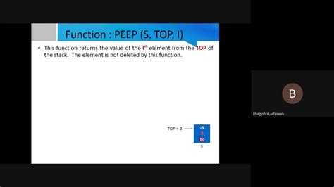 stack peep operation youtube