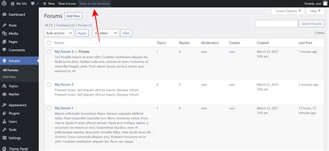 bbpress how to manage forums on the frontend wp frontend admin