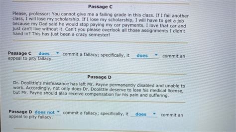 solved consider each of the following argumentative passages