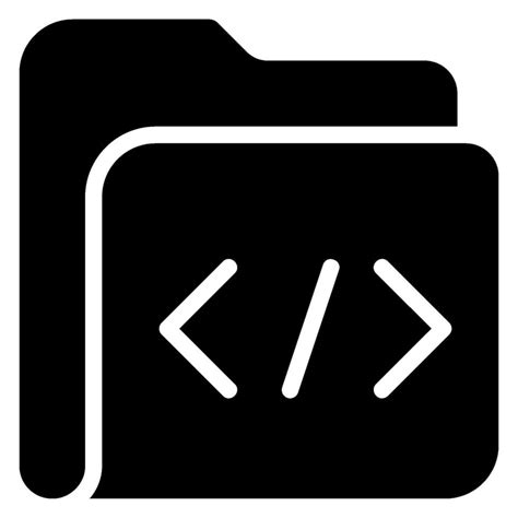 Coding Glyph Icon 27000296 Vector Art At Vecteezy