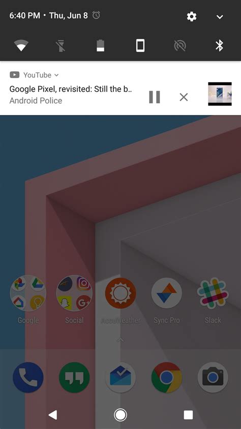 Android O Feature Spotlight Ongoing Media Notifications Are Now Colored Based On Album Art