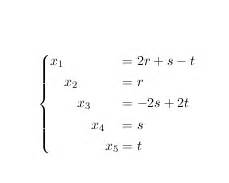 Systeme Aligning A System Of Linear Equations TeX LaTeX Stack Exchange