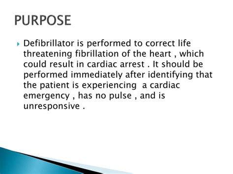 Defibrillator Ppt Pptx