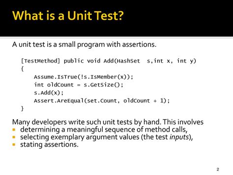 Advances In Unit Testing Theory And Practice Ppt Download