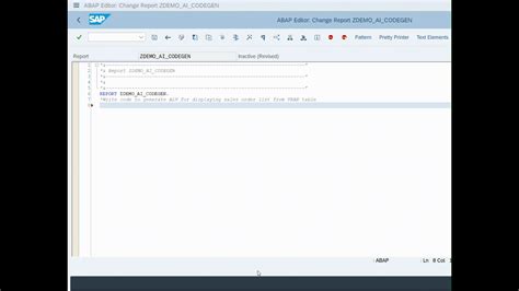 A Cool Use Of Open AI In SAP GUI Editor SAP Community