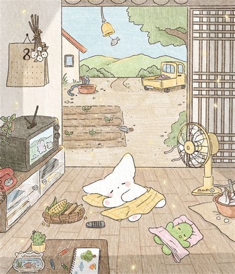 소금이 Sogumi On Instagram 그리운 어느 여름 날 ☀️ Illust Illustration Illustrator Ipaddrawing