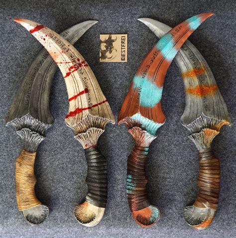 Bone Dagger Tooth Dagger Decoration Different Colors Etsy