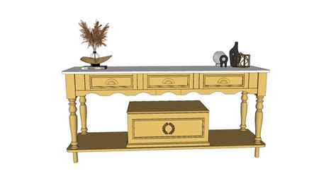 Console Table 3d Warehouse