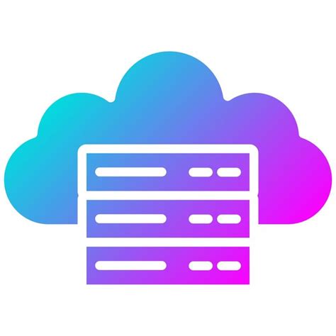 Premium Vector Cloud Storage Vector Illustration Style