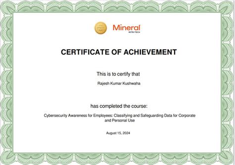 Rajesh Kushwaha On Linkedin Cybersecurity Awareness Corporate Personal Use