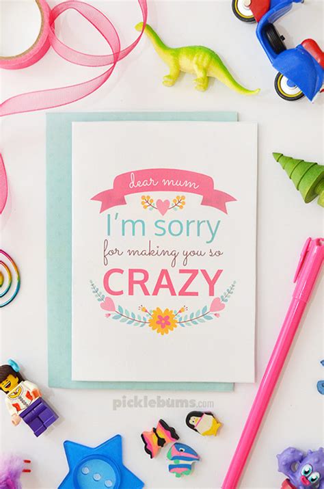 Free Printable Mother S Day Card Picklebums