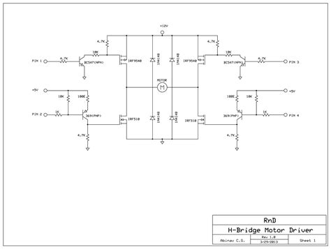 H Bridge Motor Driver Using Mosfets And Transistors【2025】