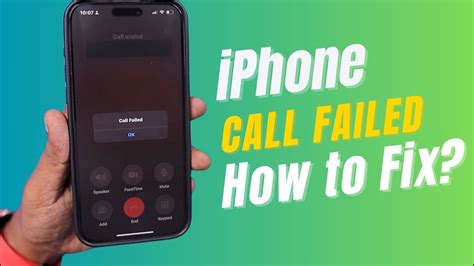 Call Failed Problem On Iphone🔥 How To Fix Youtube